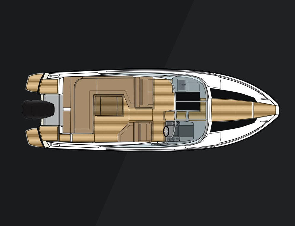 Flipper 800 DC - Flipper Boats - Day Cruiser